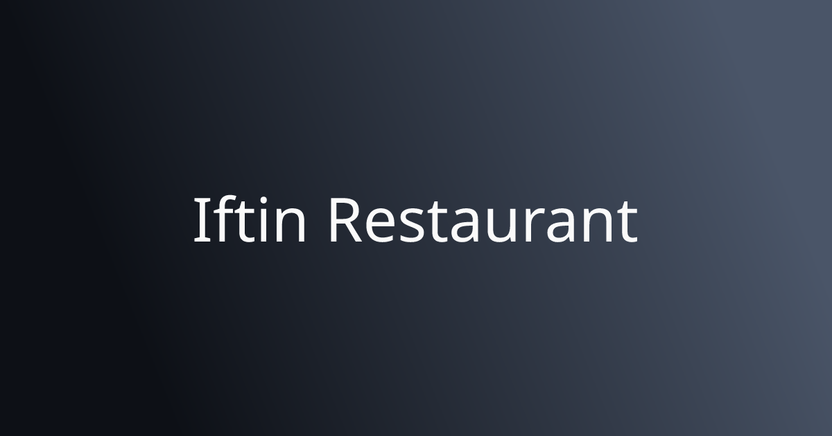 Order Authentic African Online | Iftin Restaurant - Pickup or Delivery ...